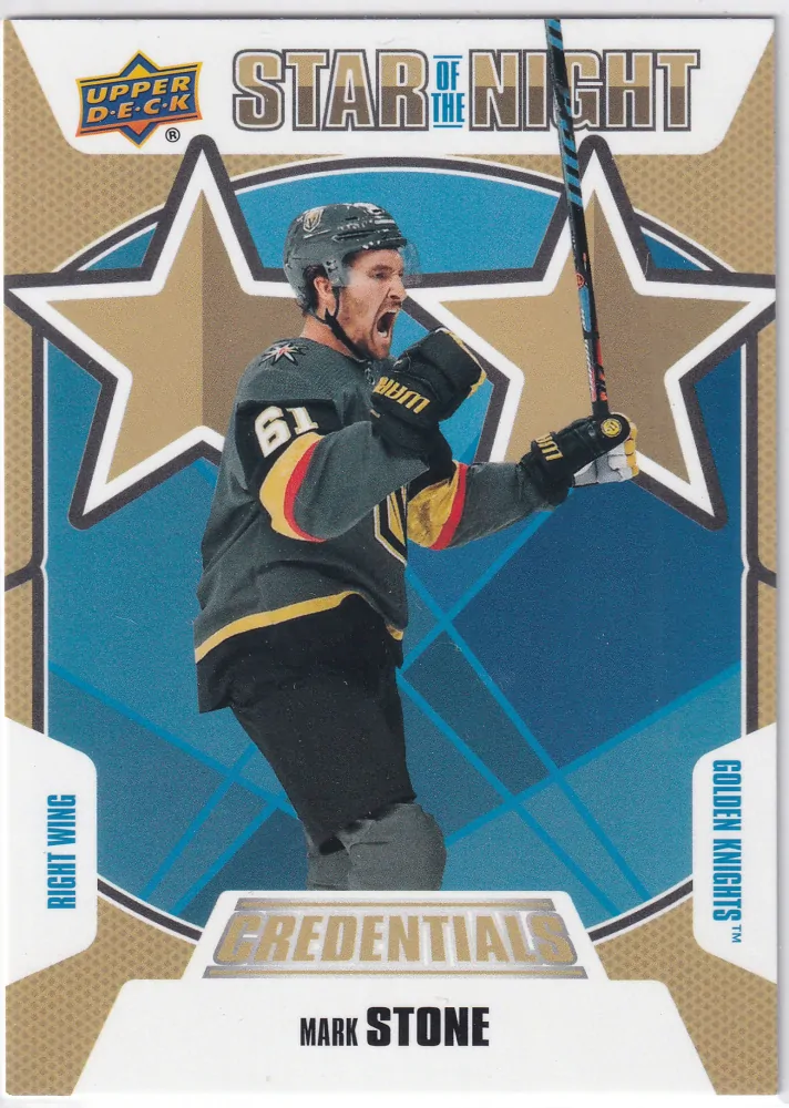 2019-20 UD Credentials - Mark Stone - Star Of The Night | 2hkarty.cz